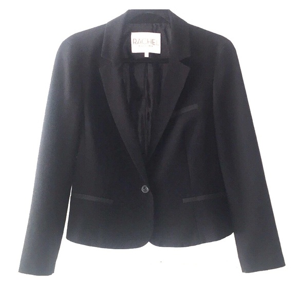 RACHEL Rachel Roy | Jackets & Coats | Rachel Roy Black Cropped Blazer ...